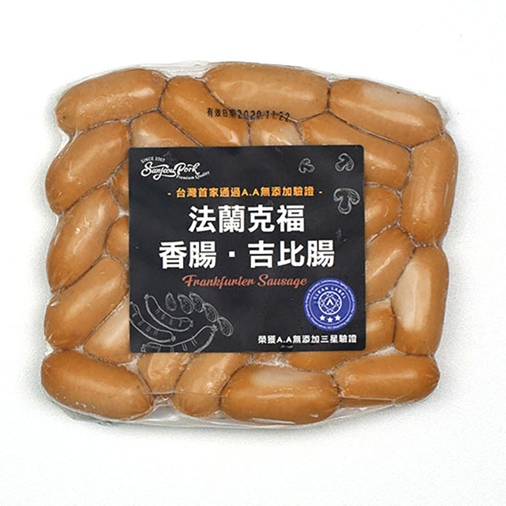 冷凍 三久 無磷酸鹽 法蘭克福吉比腸 迷你腸 Frankfurter mini Sausage