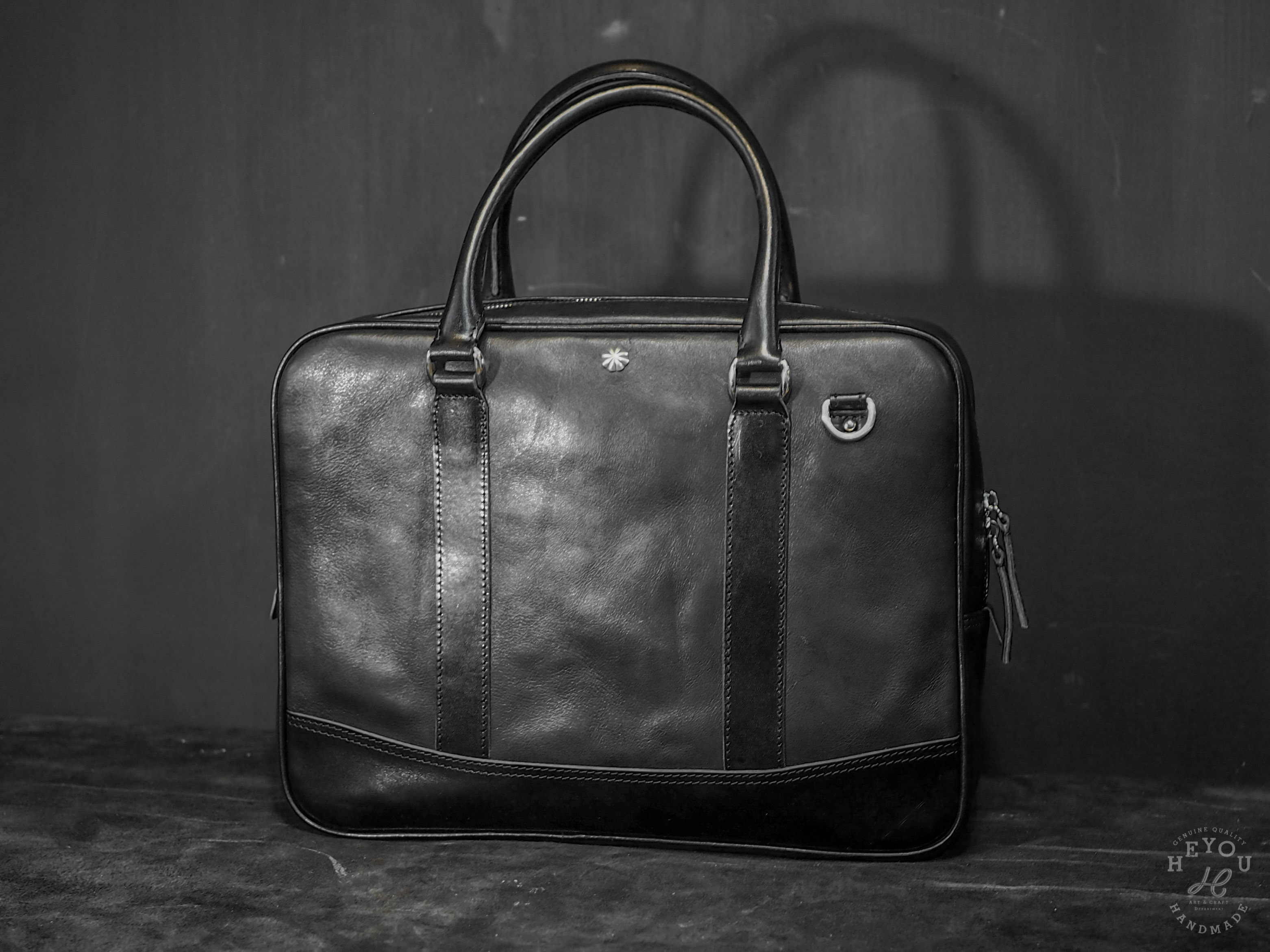 HEYOU Handmade – Leather Briefcase 植鞣皮革公事包