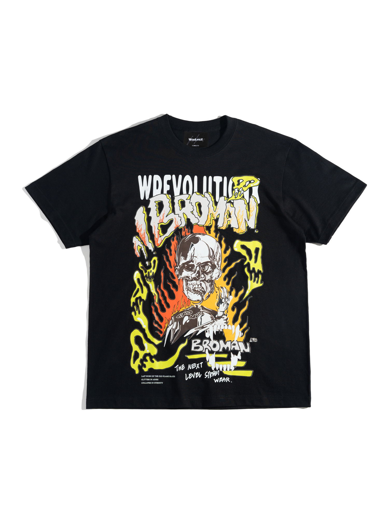 [玖壹壹聯名] BROMAN 聯名春風黑白T-Shirt