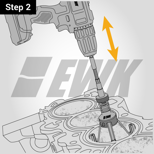 1-1/4" to 3-1/2" 3 Stones Engine Cylinder Honer | EWK