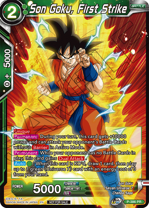 P-386 Son Goku, First Strike