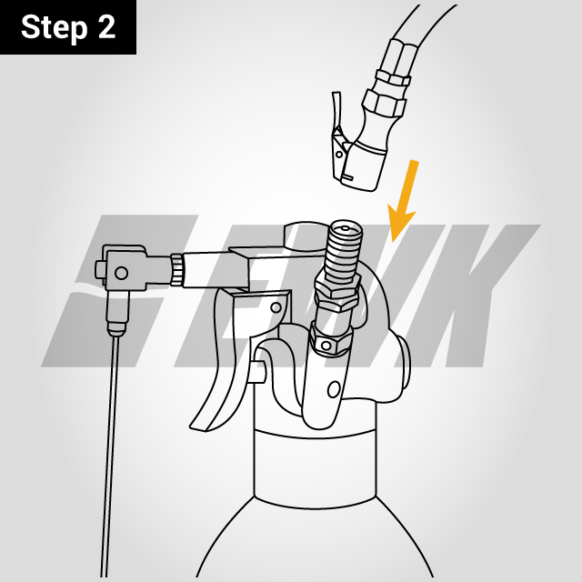 Refillable Compressed Air Aerosol Spray Can | EWK