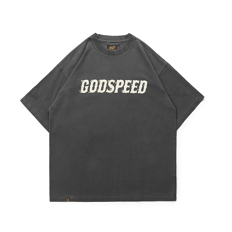 B-SIDE GODSPEED TEE Dark Grey