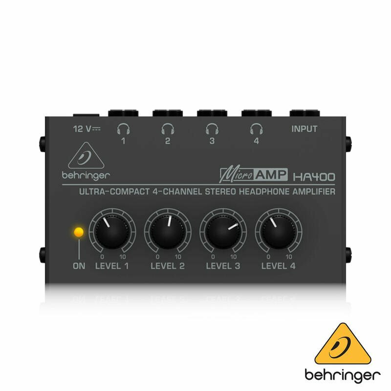 Behringer MicroAMP HA400 耳機擴大器 耳機分配器