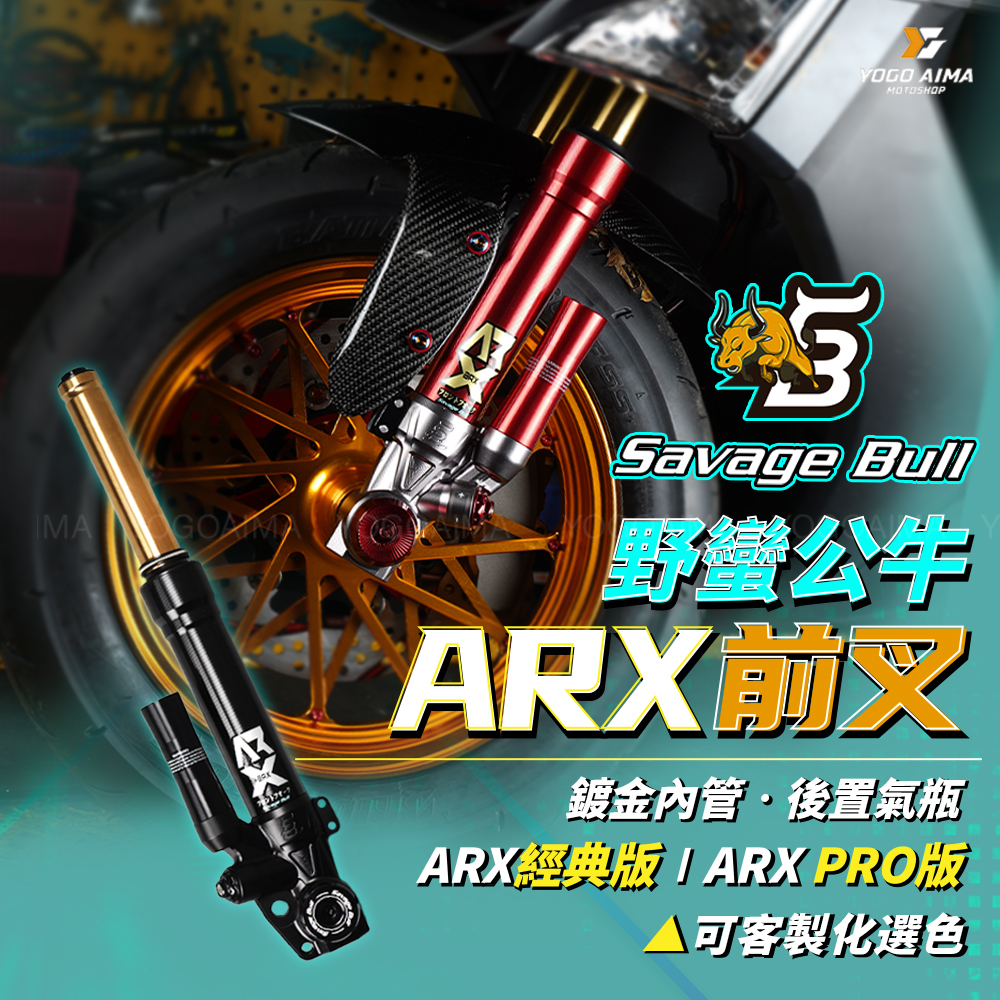 ARX 系列客製化前叉｜優購愛馬｜正版經銷