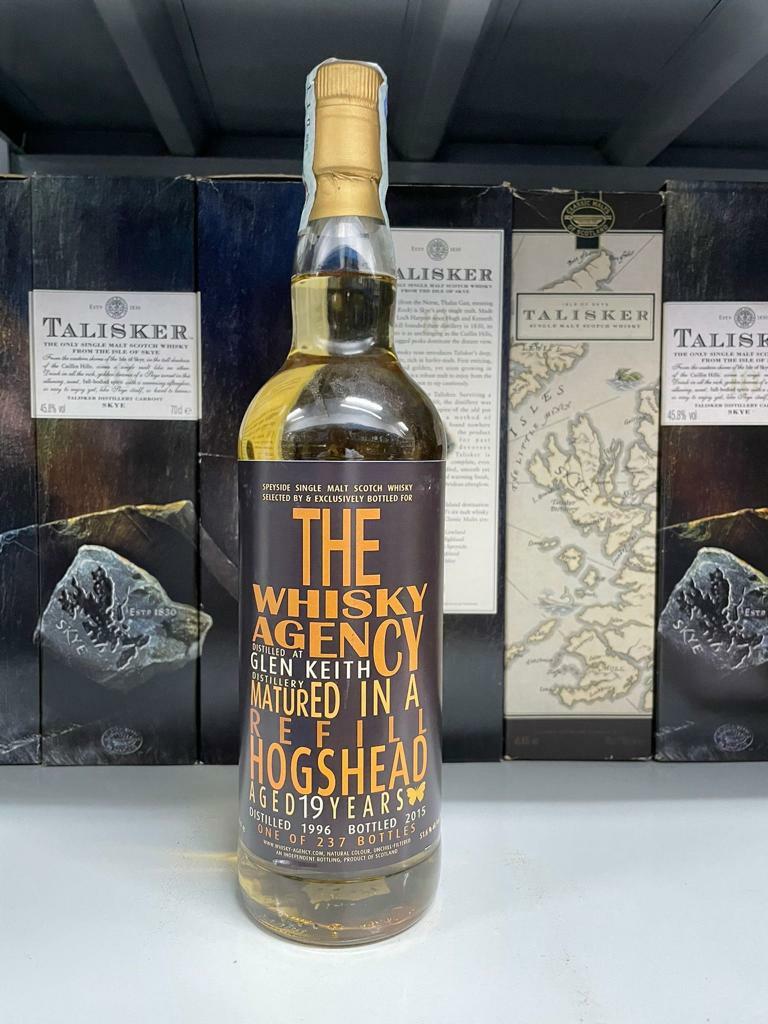 The Whisky Agency Glen Keith 1996-2015 19 Years Matured