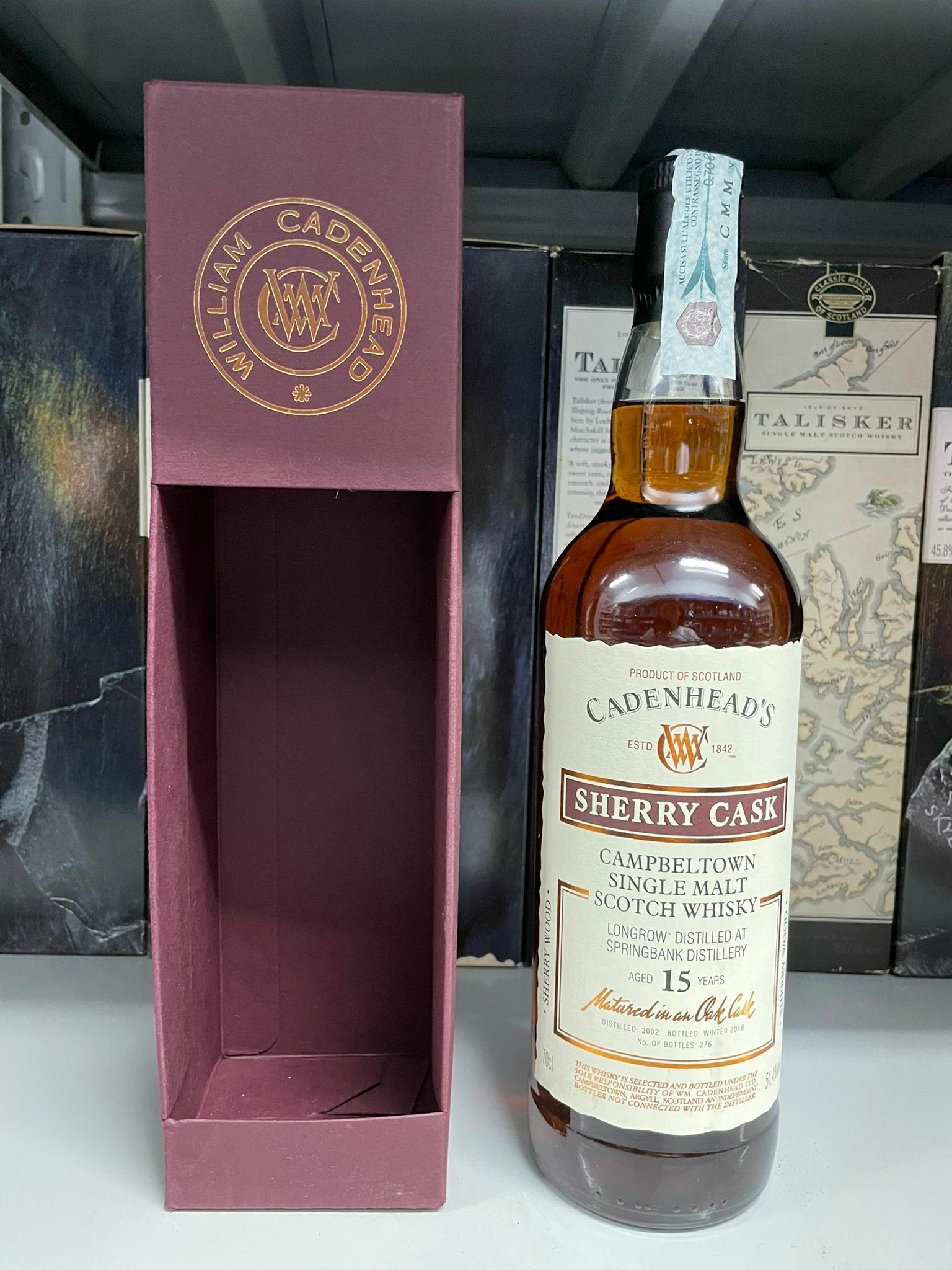 Cadenhead’s Longrow 2002-2018 15 Years Sherry Cask Sing
