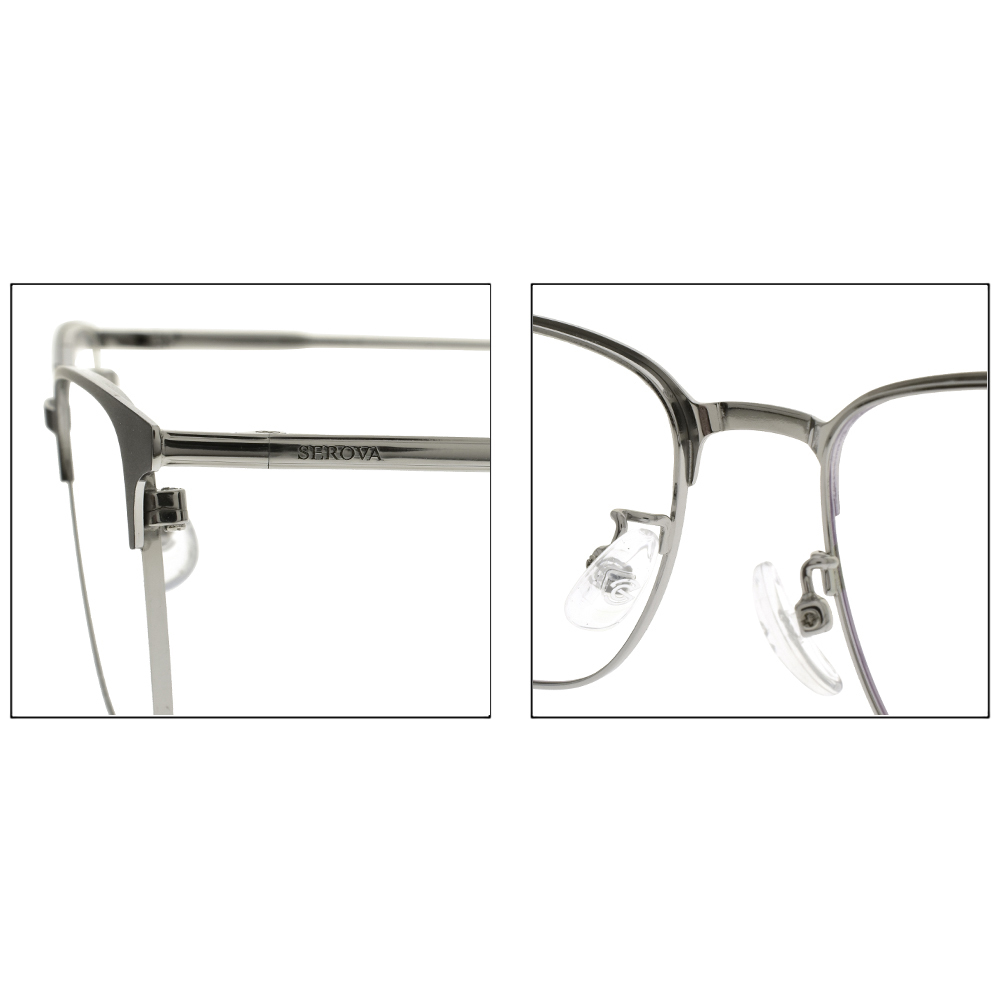 【SEROVA】SC371 (四色) 率性眉框光學眼鏡