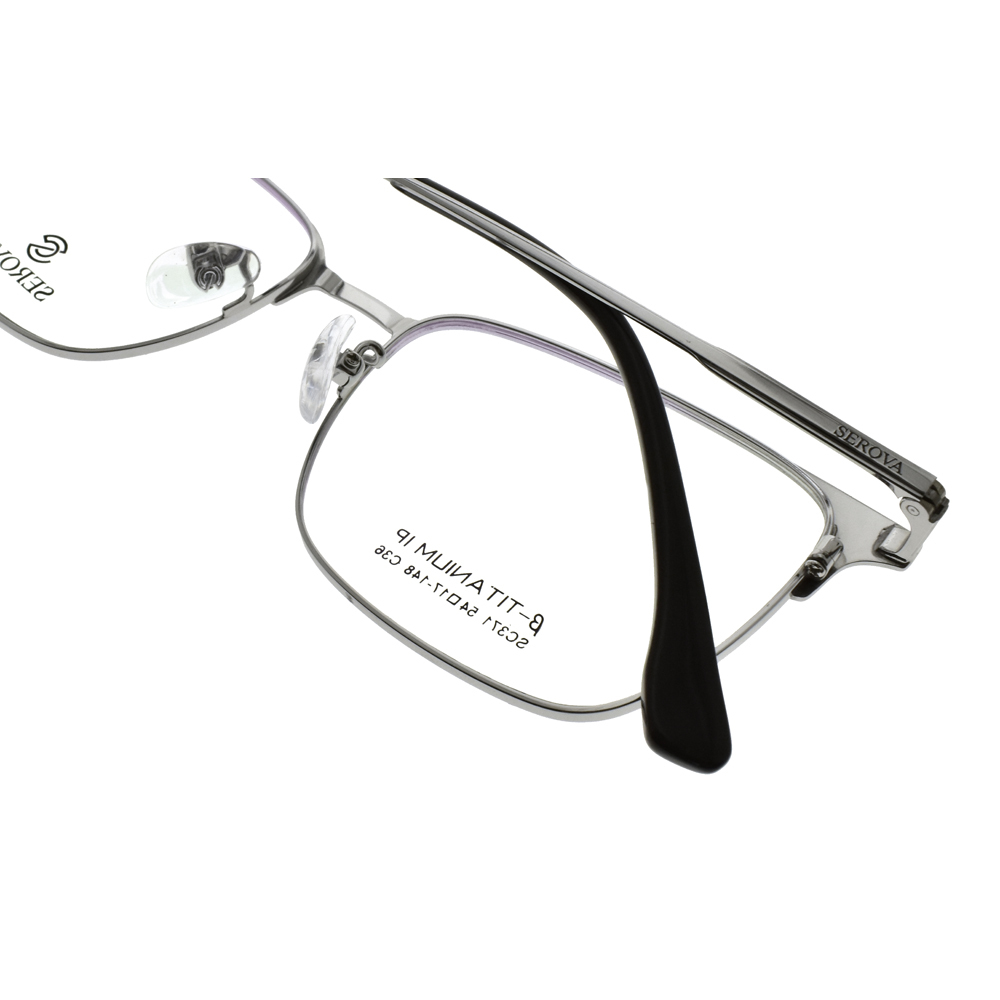 【SEROVA】SC371 (四色) 率性眉框光學眼鏡