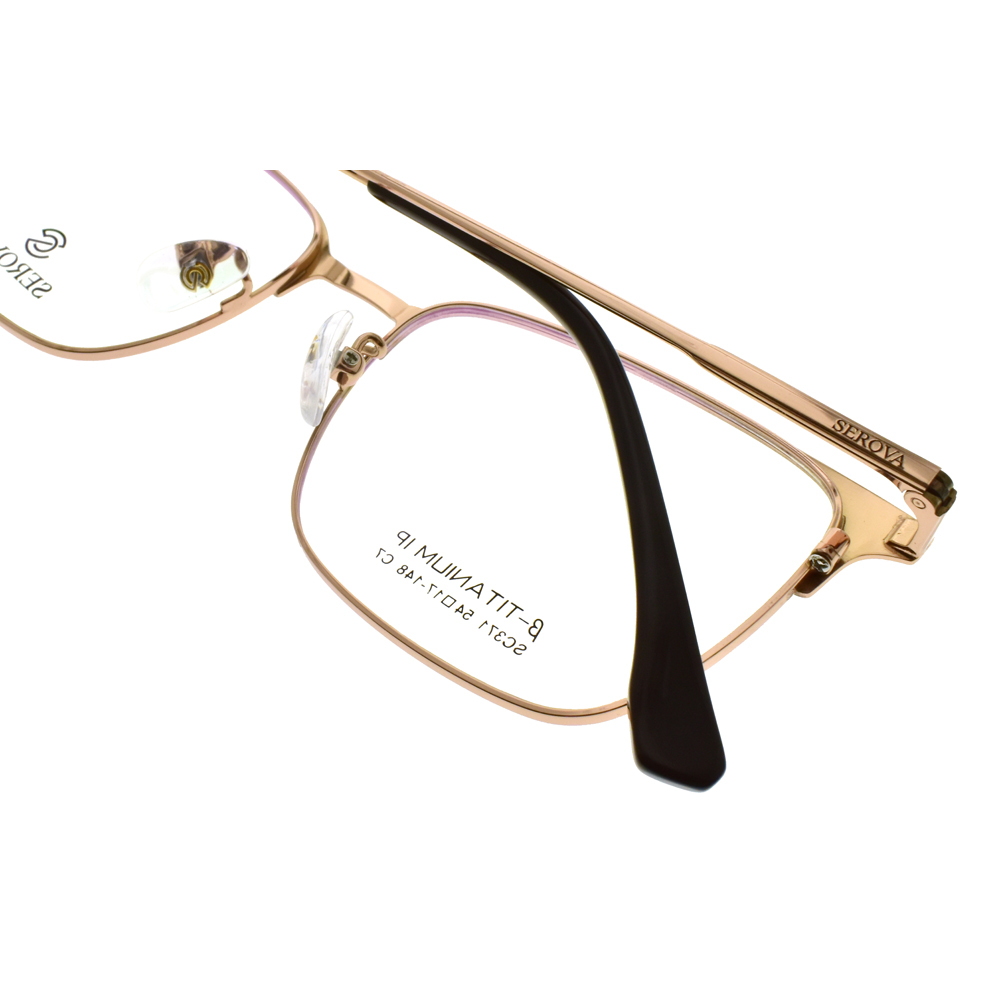 【SEROVA】SC371 (四色) 率性眉框光學眼鏡