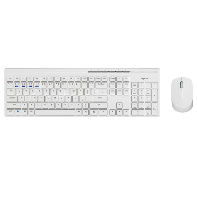 RAPOO - 8100GT 2.4G無線多媒體鍵盤及靜音滑鼠套裝 (中文倉頡碼) (香港行貨 1年保養)