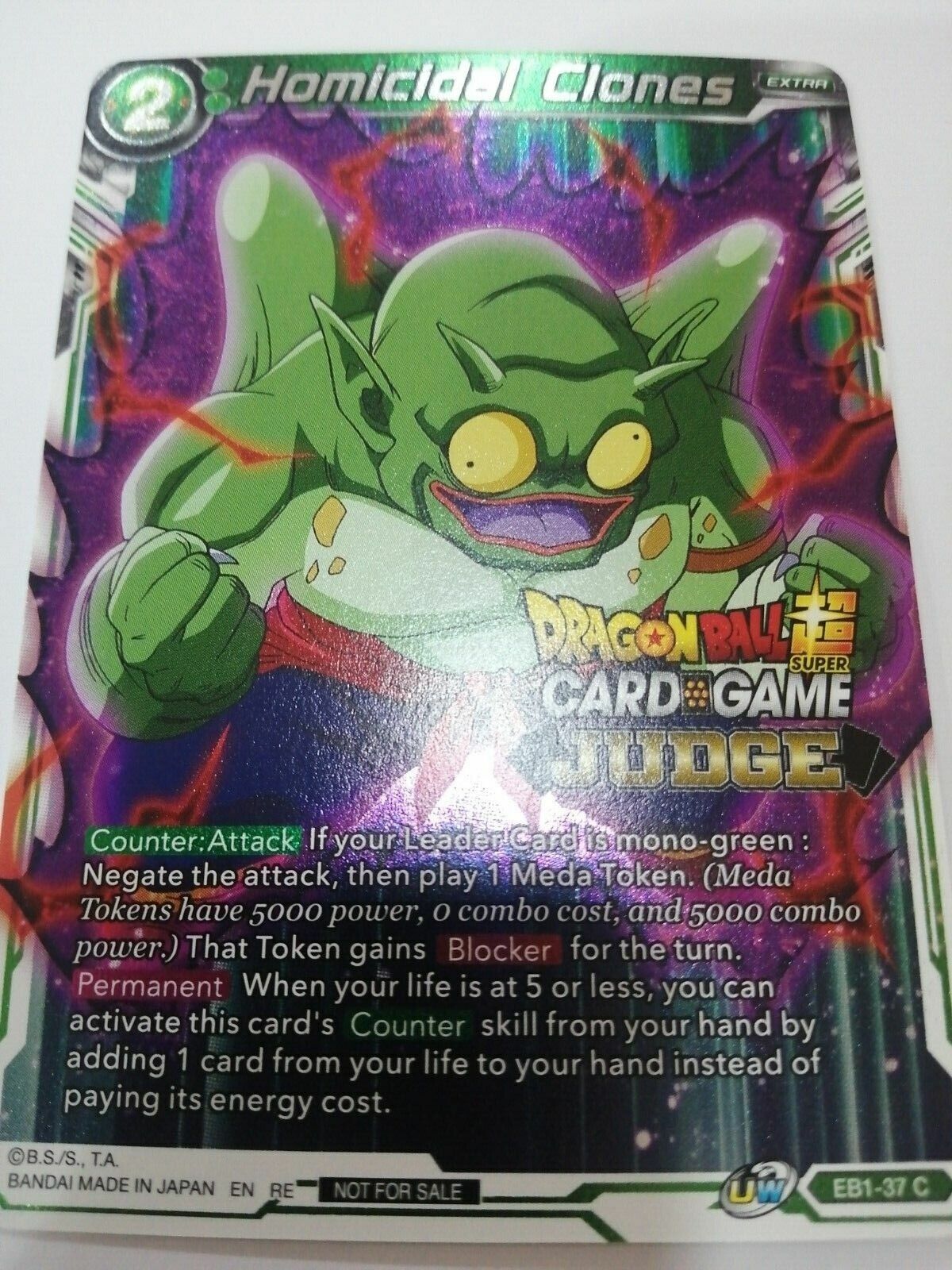 JUDGE Promo EB1-37 Homicidal Clones