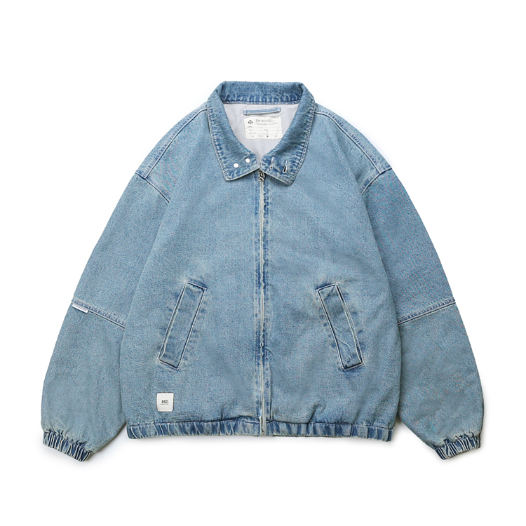 B-SIDE DENIM HARRINGTON