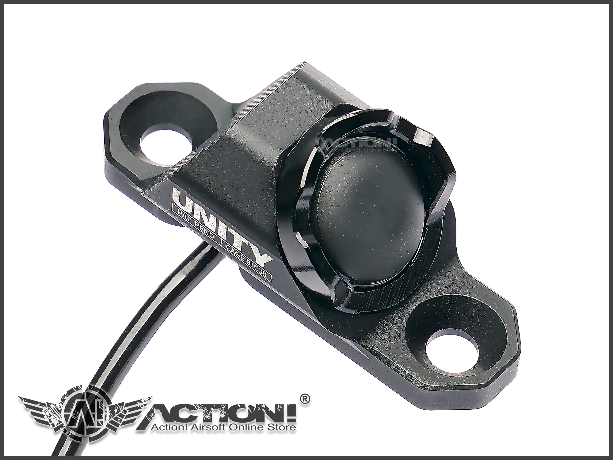 UNITY Tactical - Hot Button 線控開關 /鼠尾 (M-LOK) 黑色