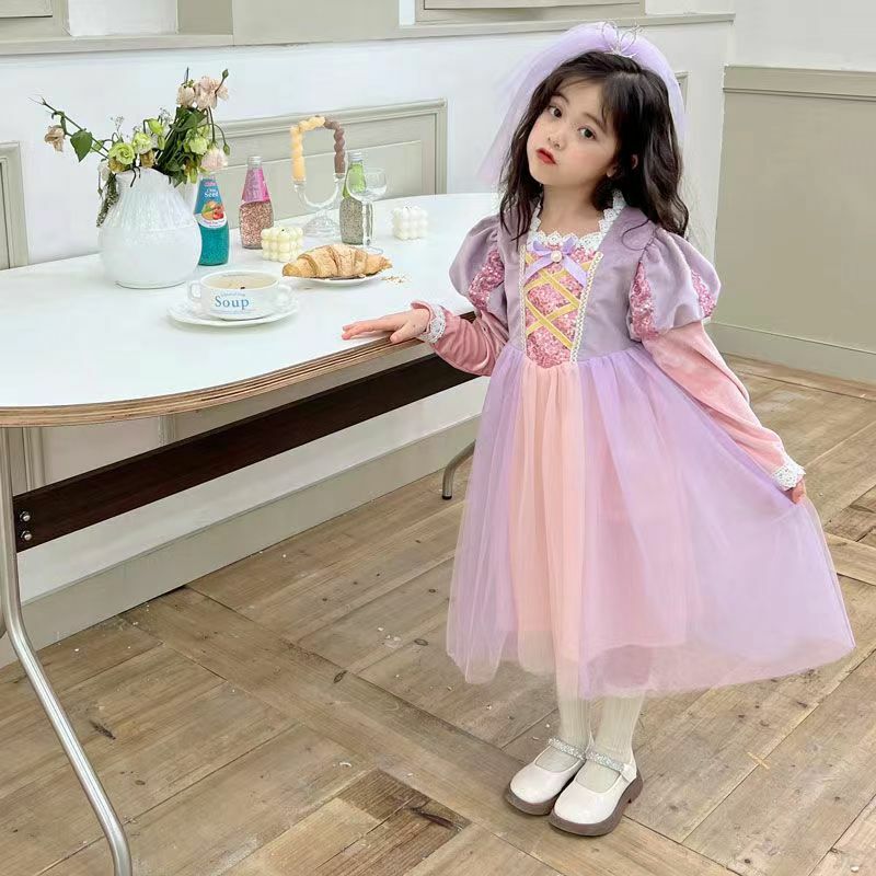 夏季女童公主連身裙E0163
