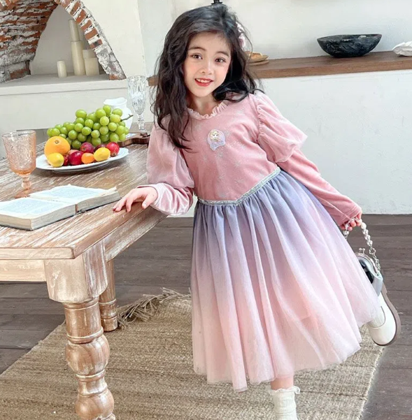 夏季女童公主連身裙E0165
