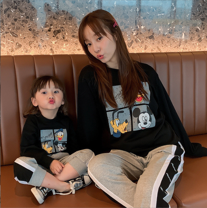 卡通卫衣春秋装親子裝F0086