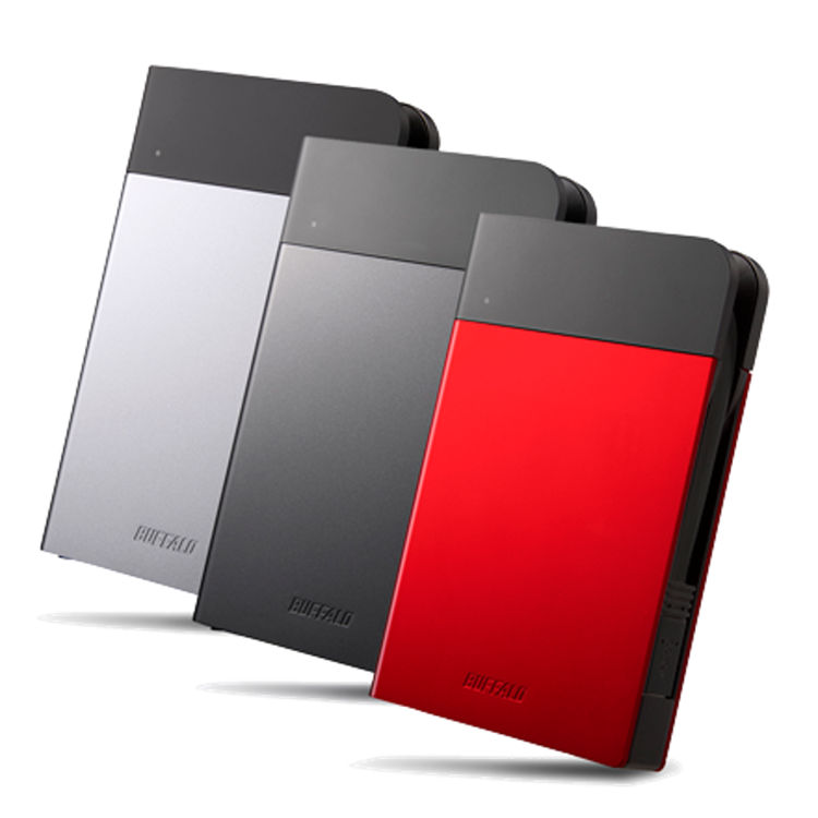 Buffalo MiniStation Extreme HD-PZFU3-B 系列「軍規防震+防滴防塵」