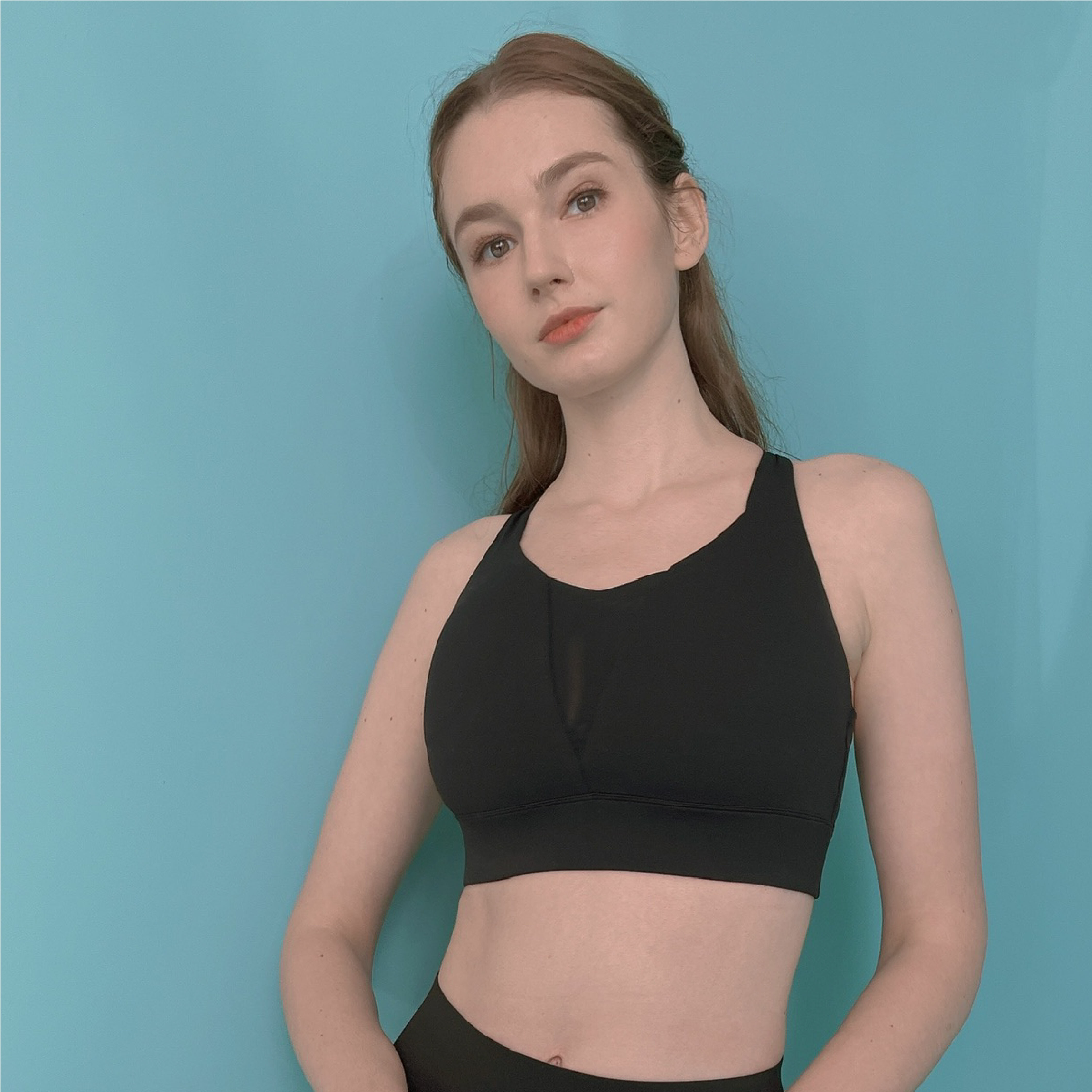 SANKAKU active sports bra (Black)