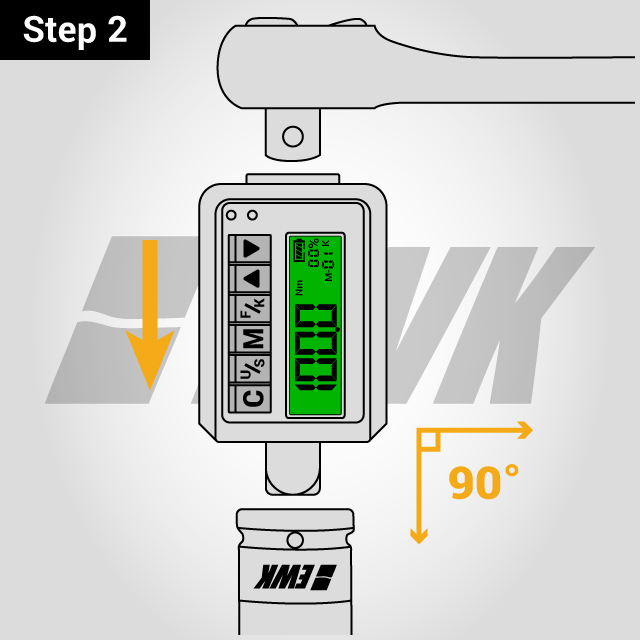 1/2" Drive 7 - 147 Ft-Lbs Digital Torque Adapter | EWK