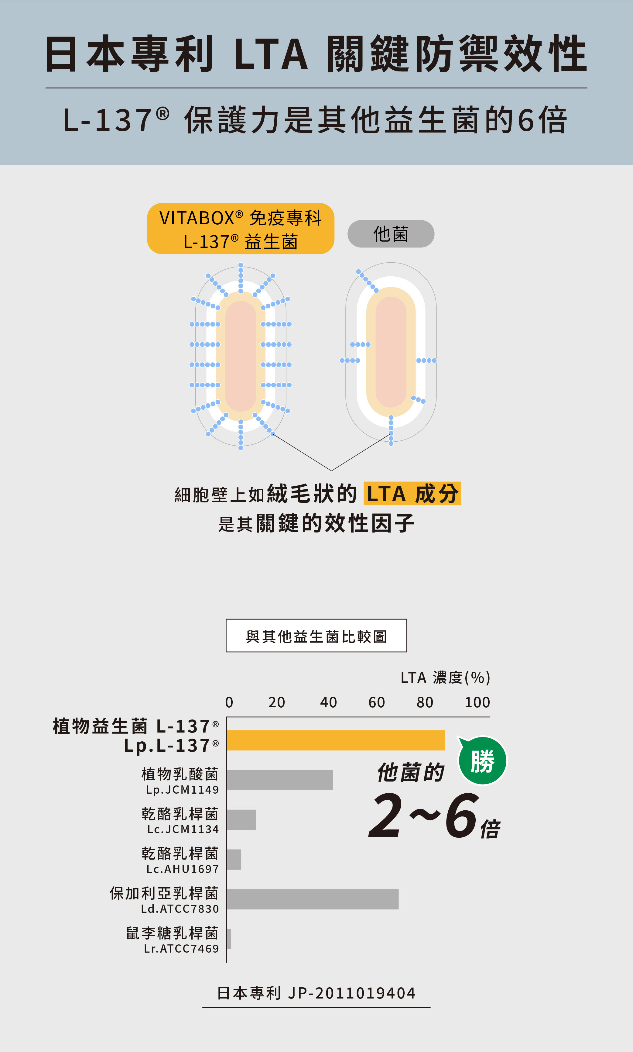【免疫專科】日本 L-137® 專利植物乳酸菌(免疫調節+輔助調節過敏體質) VITABOX®