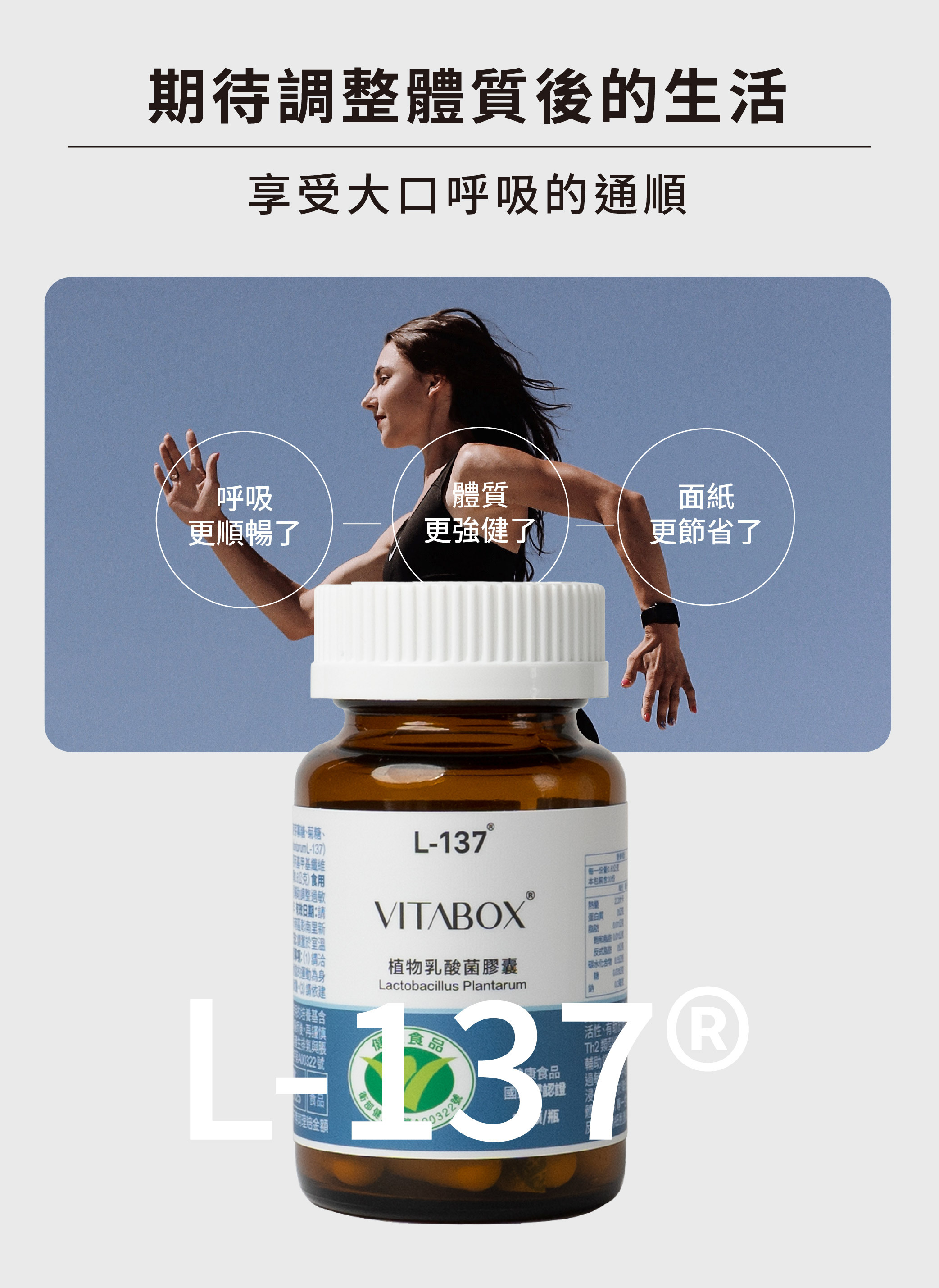 【免疫專科】日本 L-137® 專利植物乳酸菌(免疫調節+輔助調節過敏體質) VITABOX®