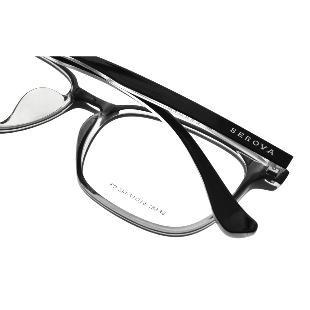 【SEROVA】SF567 (三色) 學霸方框光學眼鏡
