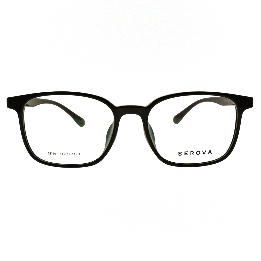 【SEROVA】SF567 (三色) 學霸方框光學眼鏡