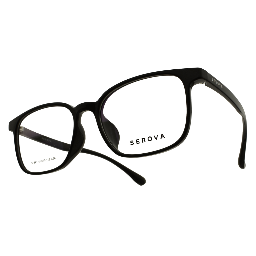 【SEROVA】SF567 (三色) 學霸方框光學眼鏡