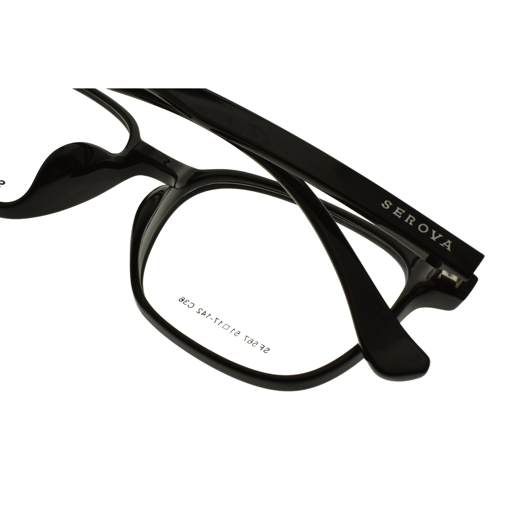 【SEROVA】SF567 (三色) 學霸方框光學眼鏡