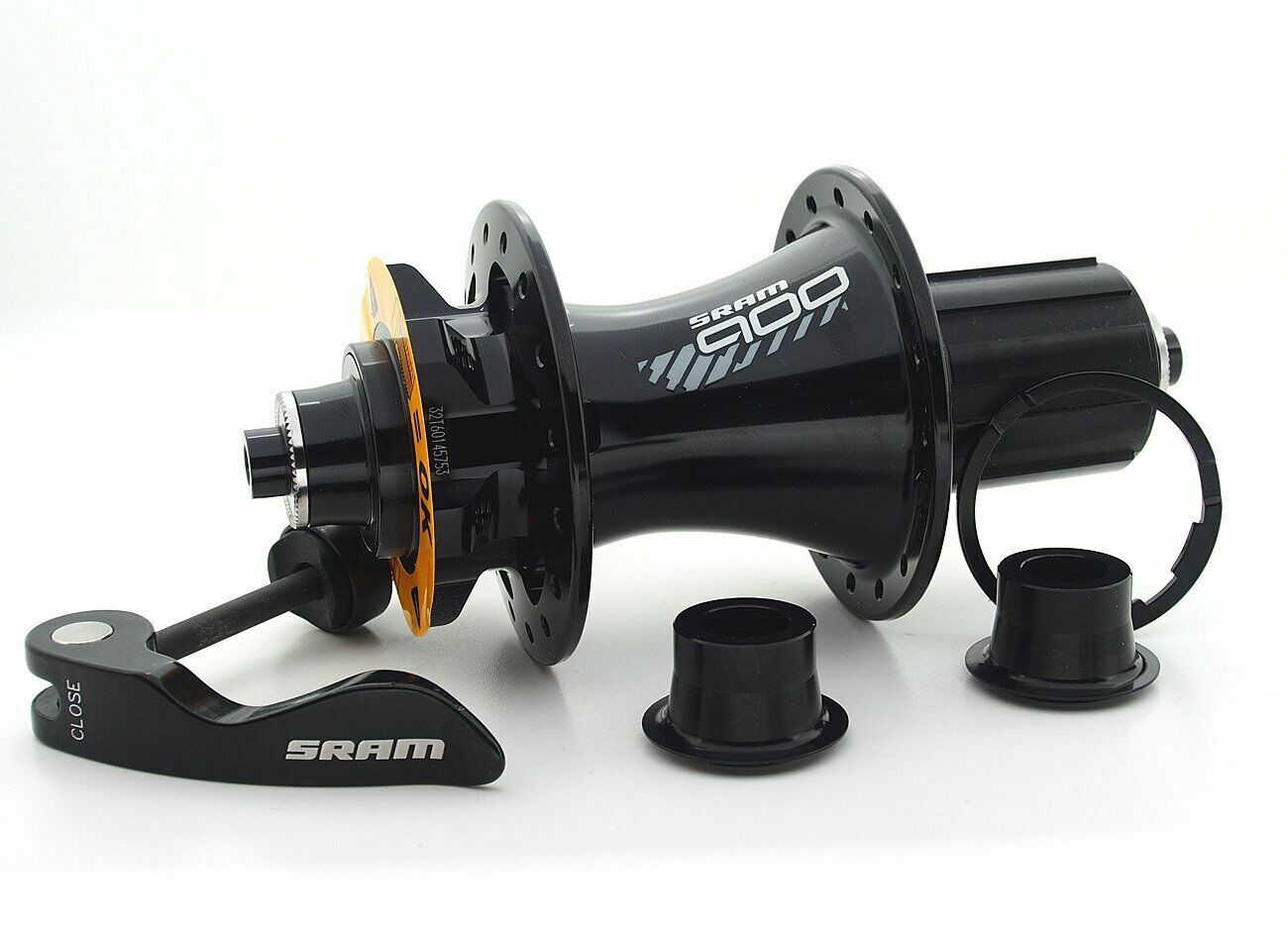 SRAM 900 28H Rear Disc Hub A1 w/ QR & Thru Axle Caps fo