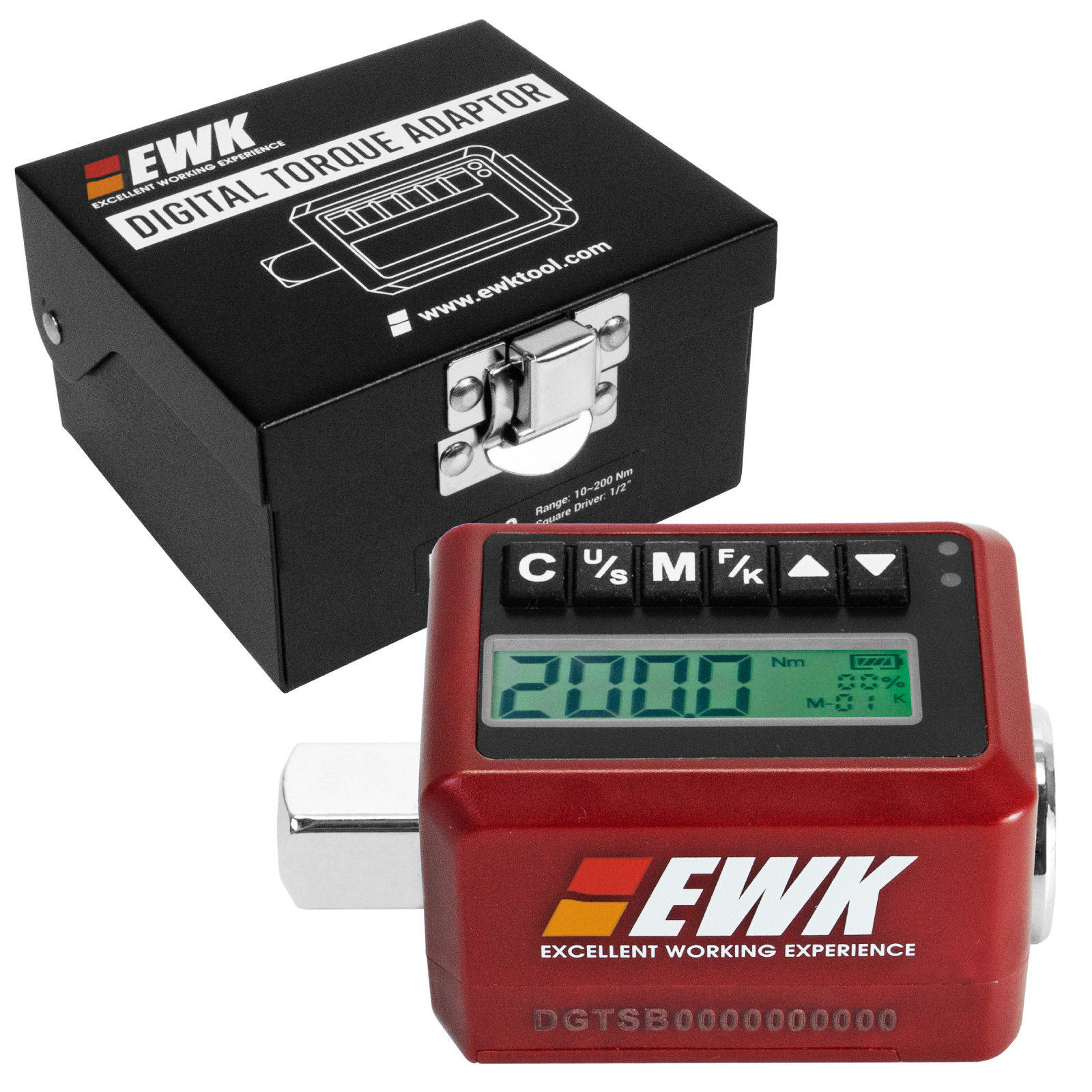 1/2" Drive 7 - 147 Ft-Lbs Digital Torque Adapter | EWK