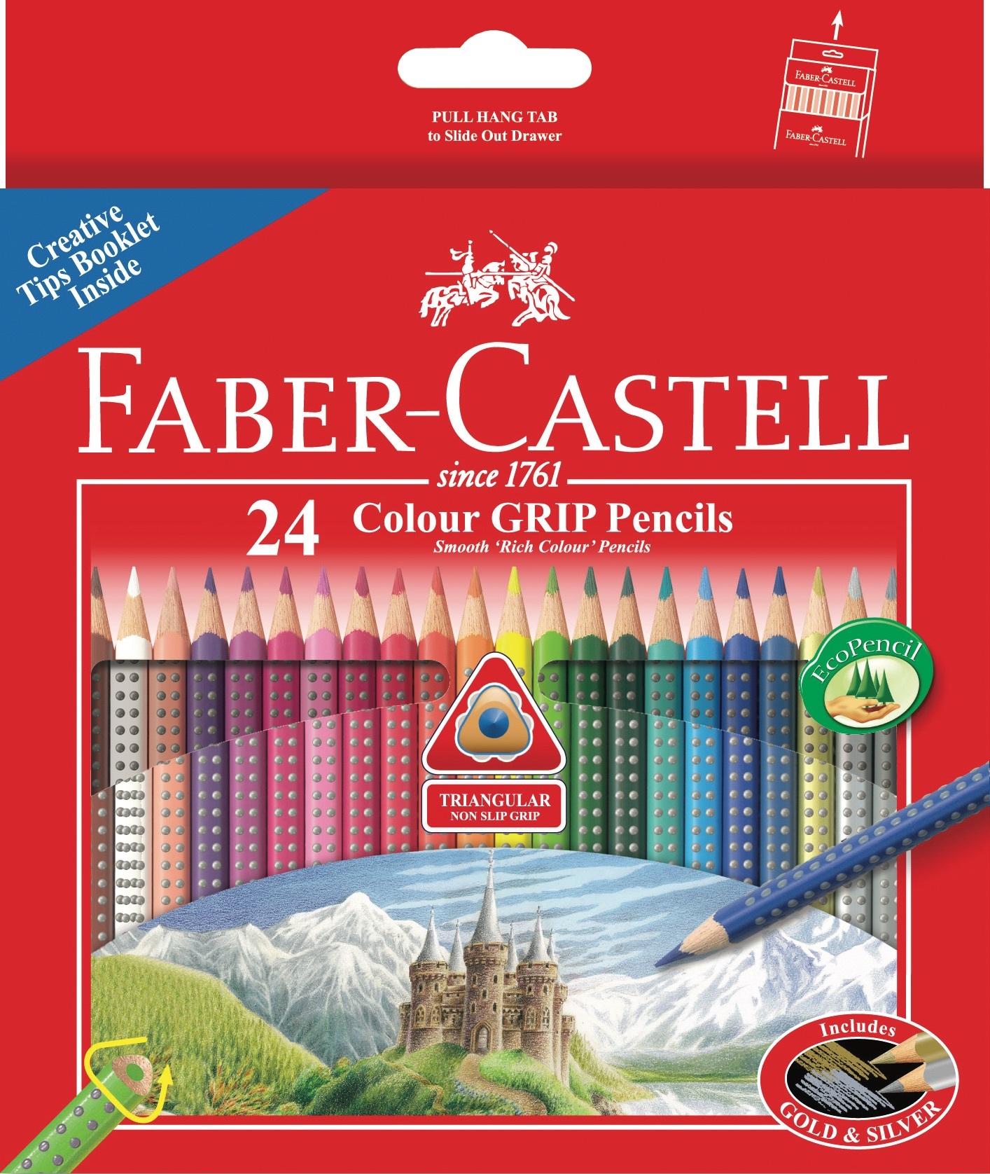 Colour Grip Pencil 24 Long