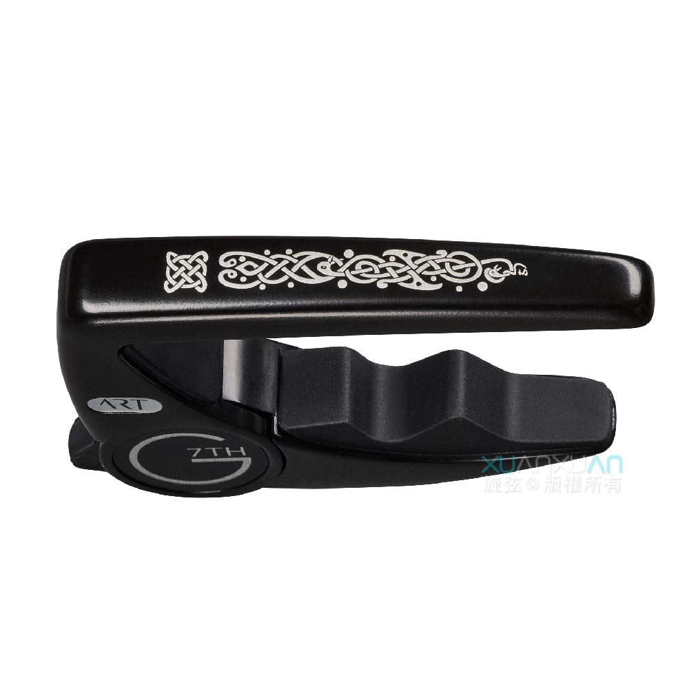 G7th P3系列capo 6弦雕花款 黑色