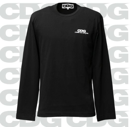 Comme des Garçons CDG Chest Font Long Sleeve T