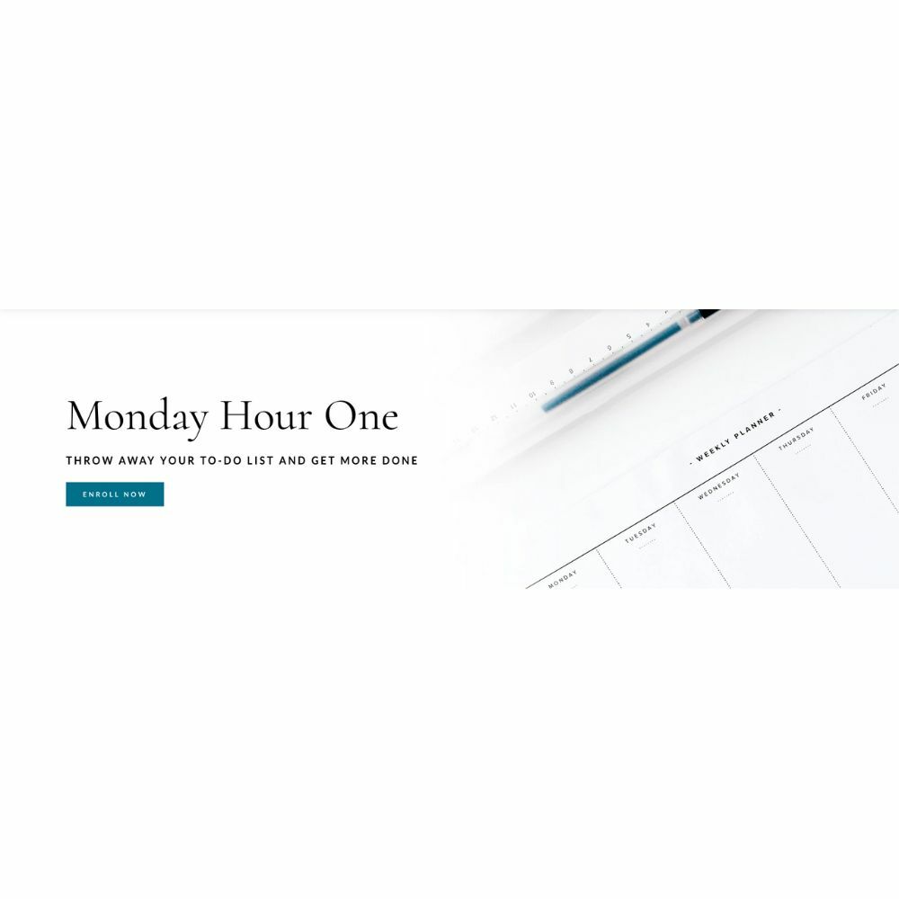 Monday Hour One by Brooke Castillo