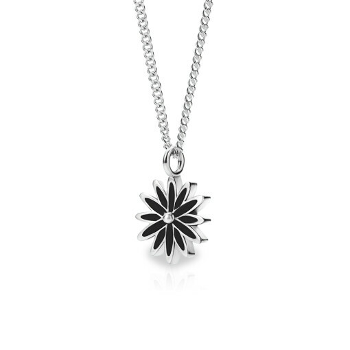 WACKY MARIE SOLID FLOWER NECKLACE (black)