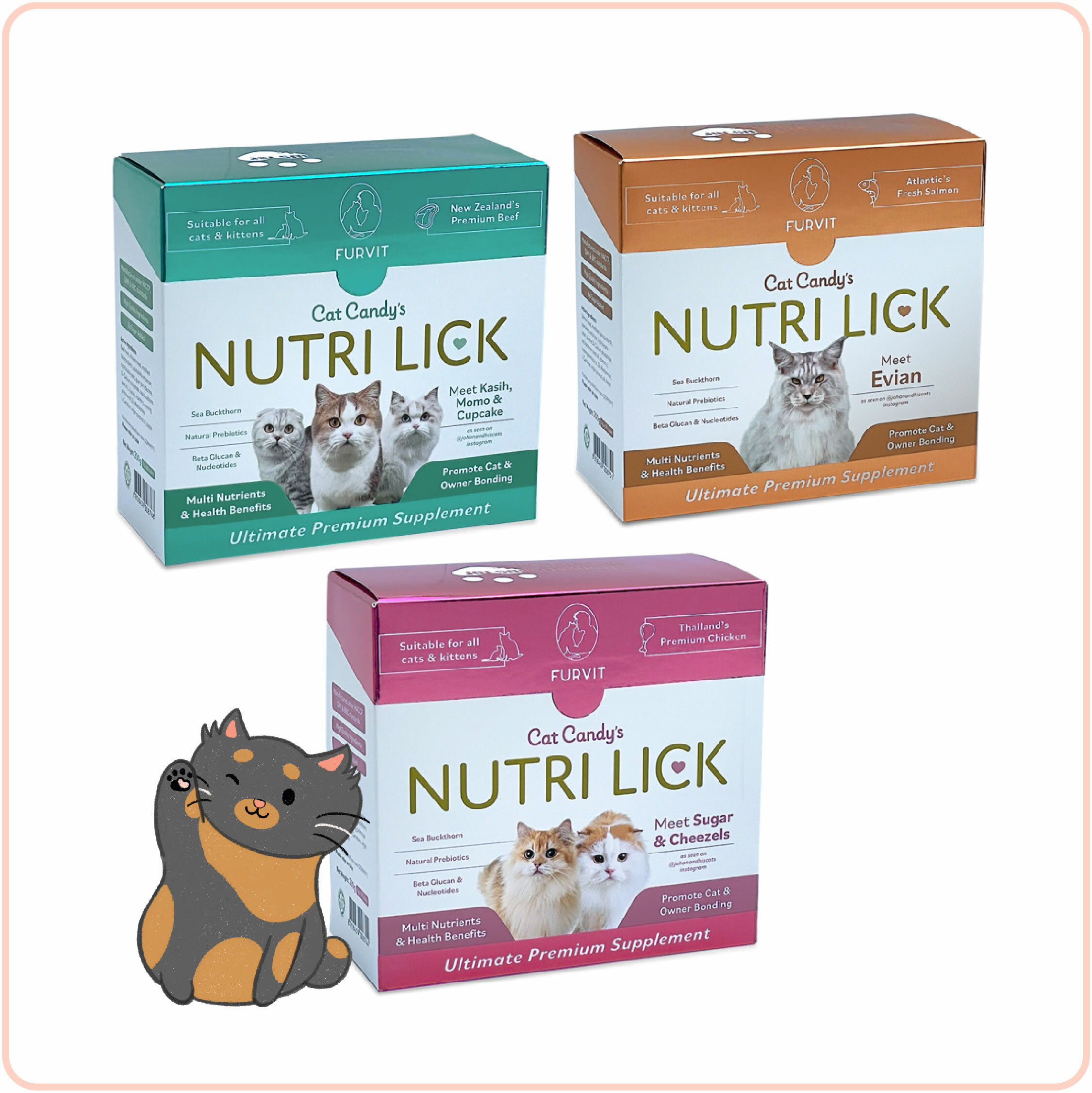 FURVIT Cat Candy's Nutri Lick