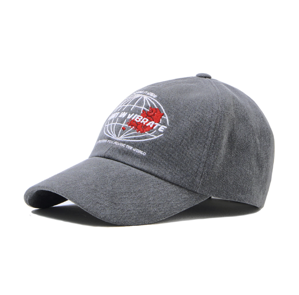 -STITCH LOGO BALL CAP (BLACK)