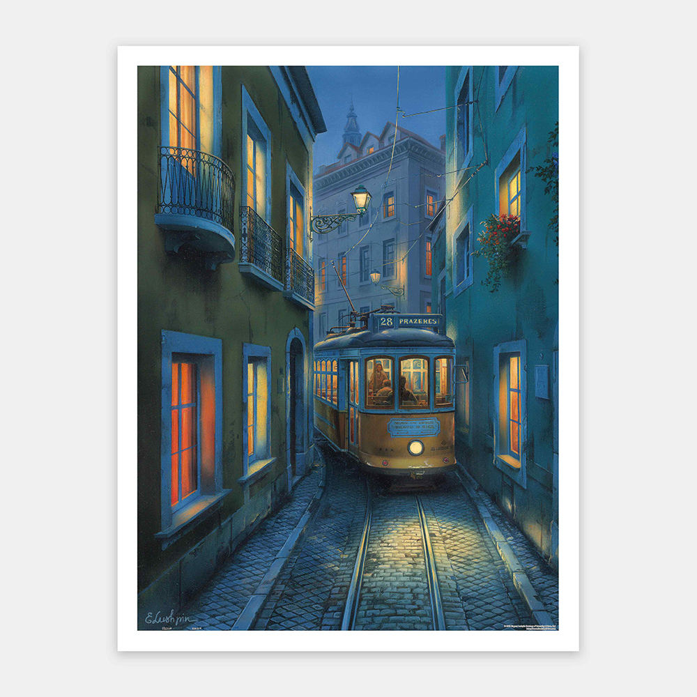 H3041 - 平面1200片 - Evgeny Lushpin - 漫遊巷弄的28號電車