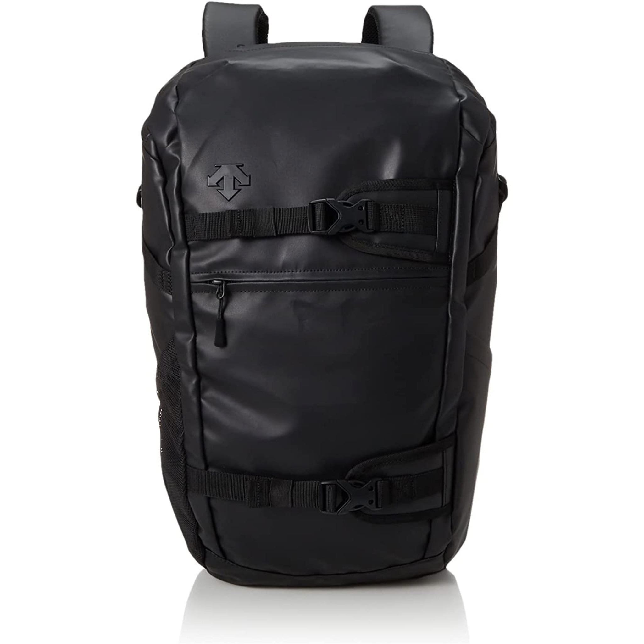 【💥 日本直送 】DESCENTE MOVESPORT 多功能口袋 抗菌 雙肩包 35升 亮面黑色