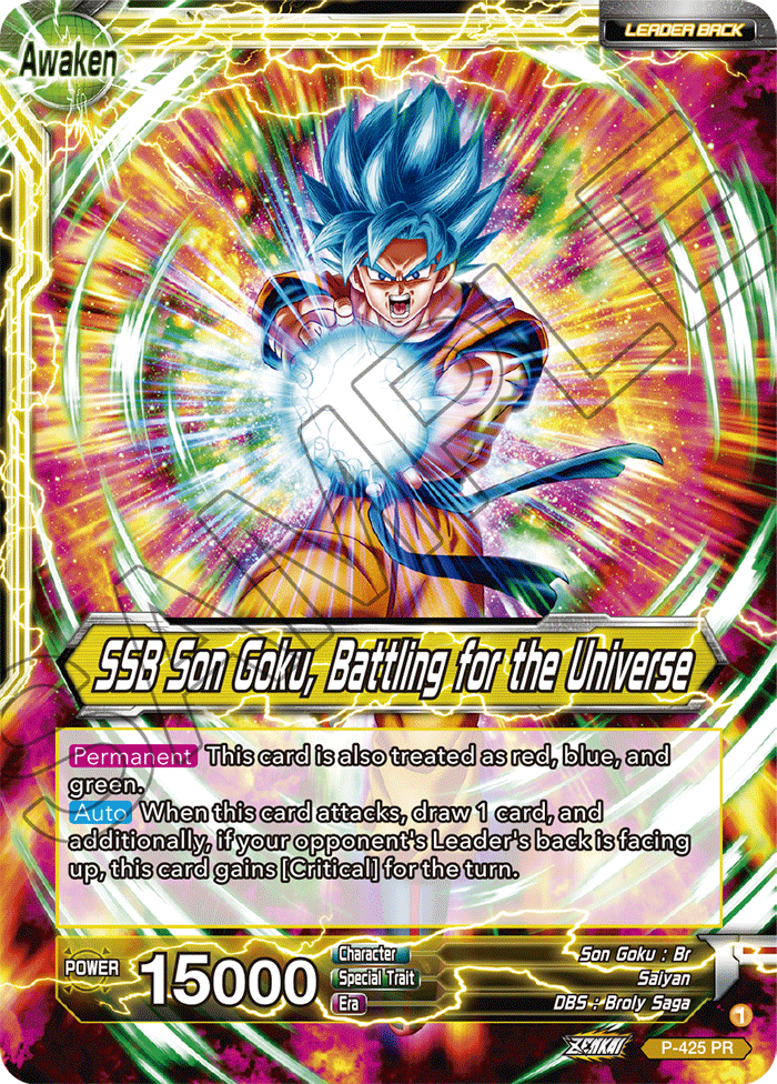 P-425 SSB Son Goku, Battling for the Universe