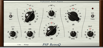 PSP Audioware RetroQ 效果器Plugin (序號下載版)