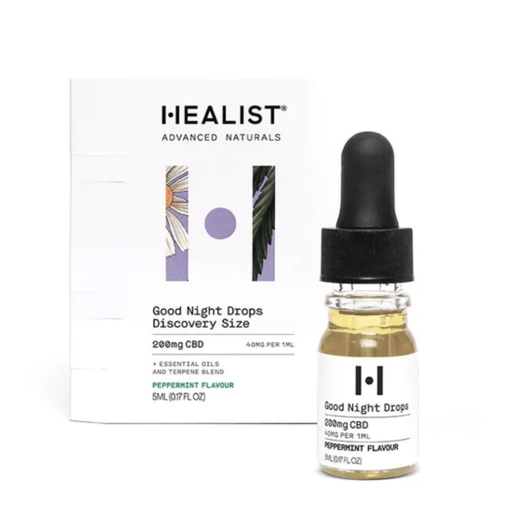 Good Night Discovery Drops £16 200mg/40mg CBD per 1ml/