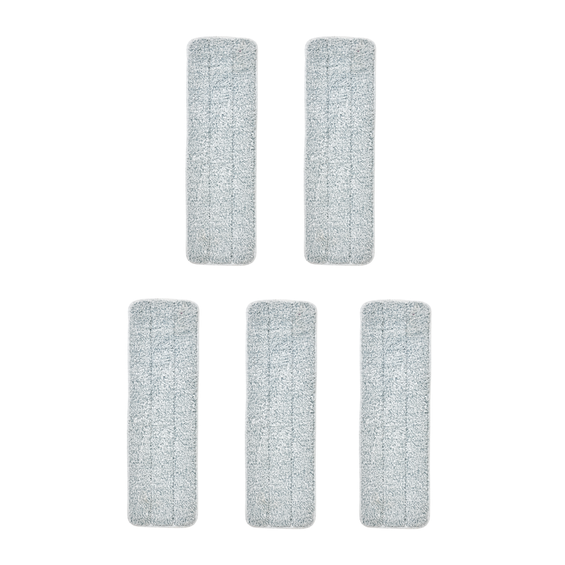 百潔PERCENT｜QUICK MOP 免手洗高效平板拖把 高纖效能替換拖布5入