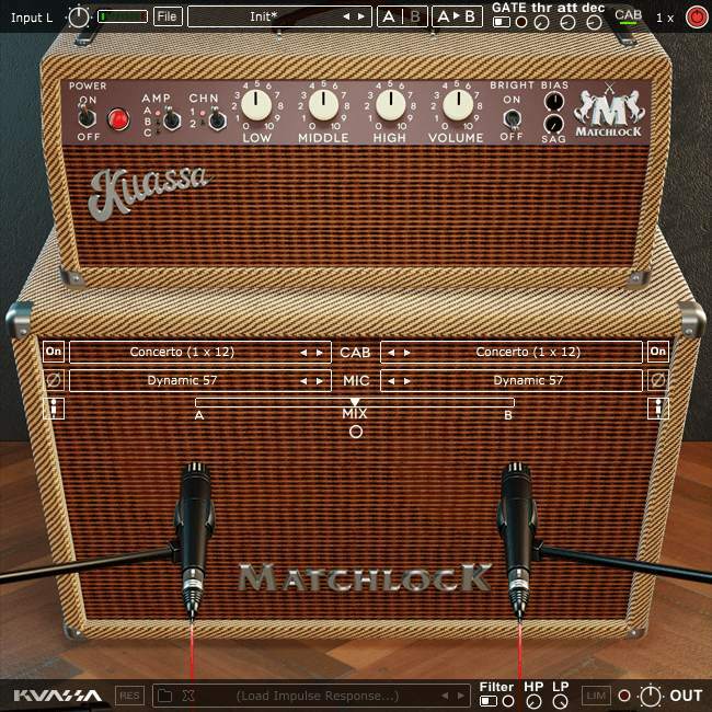 Kuassa Amplifikation Matchlock 音箱模擬Plugin (序號下載版)