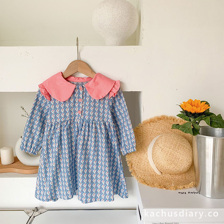 Girls' little flower dress