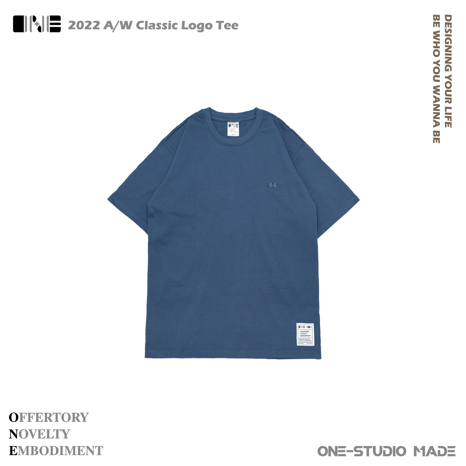 Classic Logo Tee - Blue