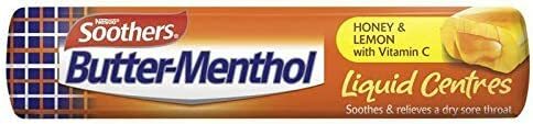 Allens - Butter Menthol Liquid Centres 黃油薄荷醇 蜂蜜檸檬 50g