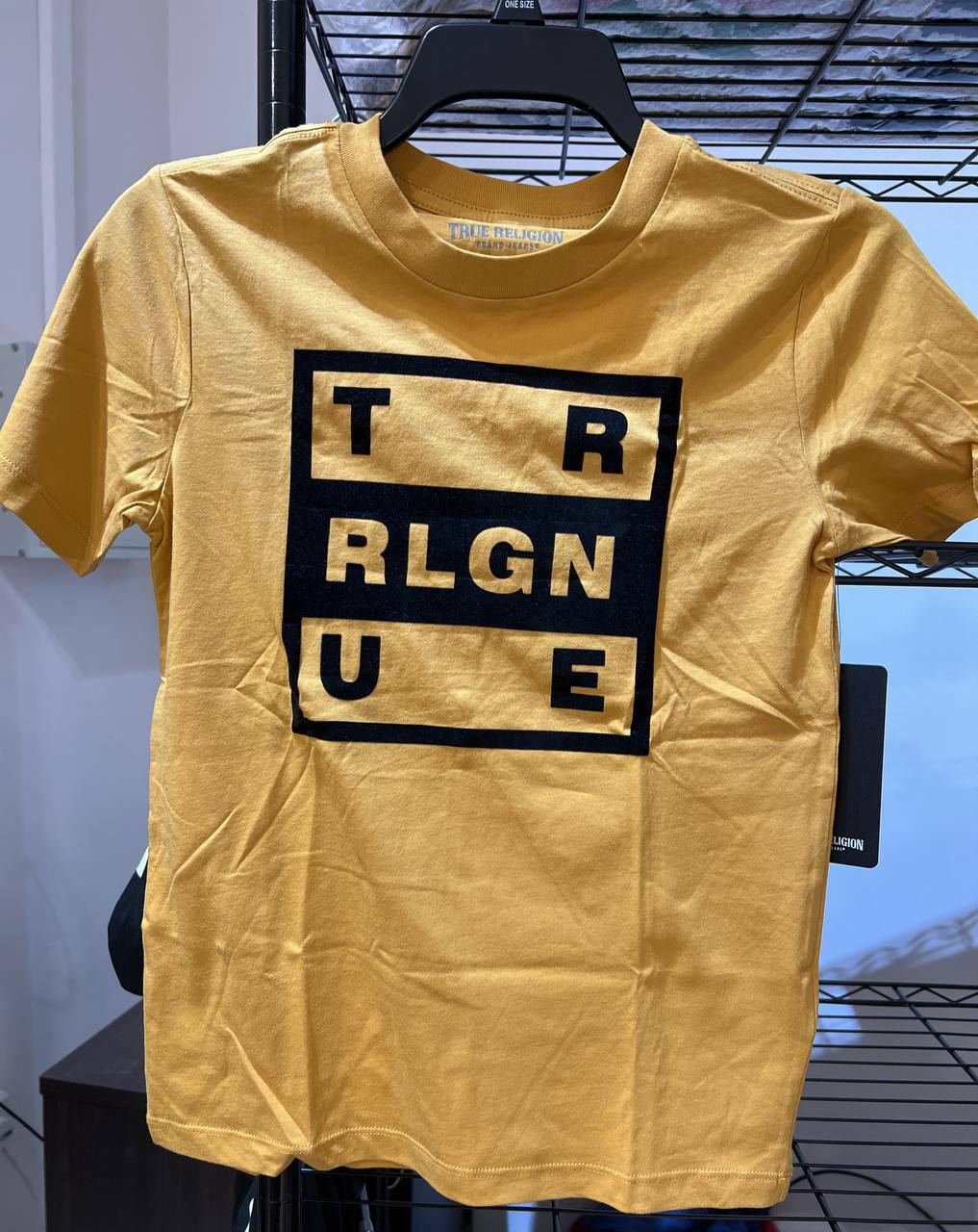 [S] TRUE RELIGION SS CUBE TRUE RLGN TEE,, 30062-NARCISSCUS [FINAL SALE ...
